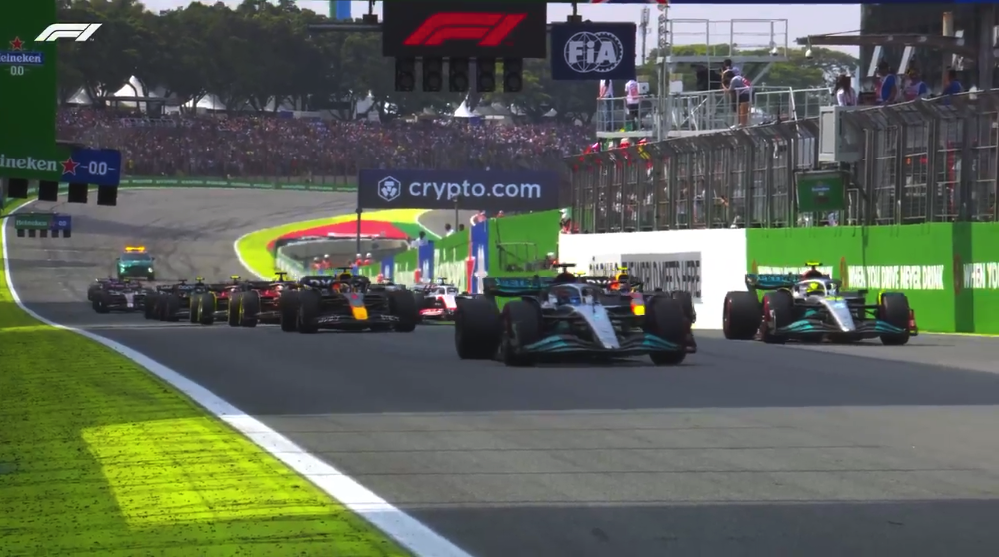 Mercedes ยึดหัวแถว Russell แชมป์ Hamilton รอง ศึกรถแข่ง F1 2022 สนามรองสุดท้ายที่บราซิล ...